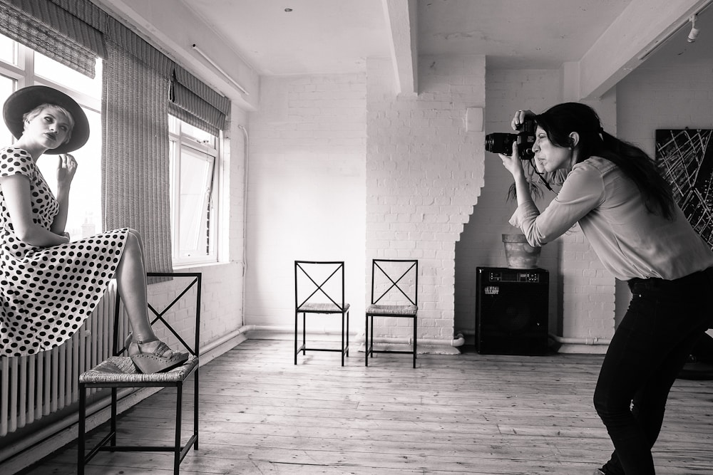 Behind the Scenes at a Portrait Photography Workshop in East London